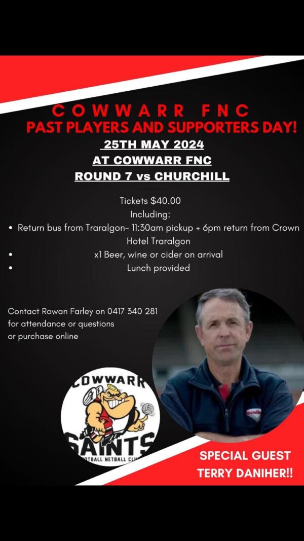 Round 7 Cowwarr vs Churchill - Past Players and Supporters Day ...